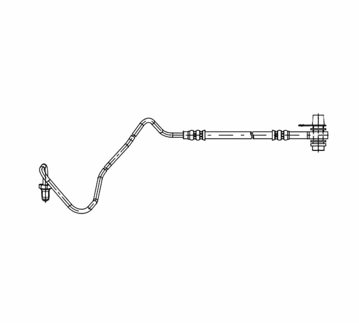 Шланг тормозной BOSCH 1987481533 Seat, VW, Volkswagen