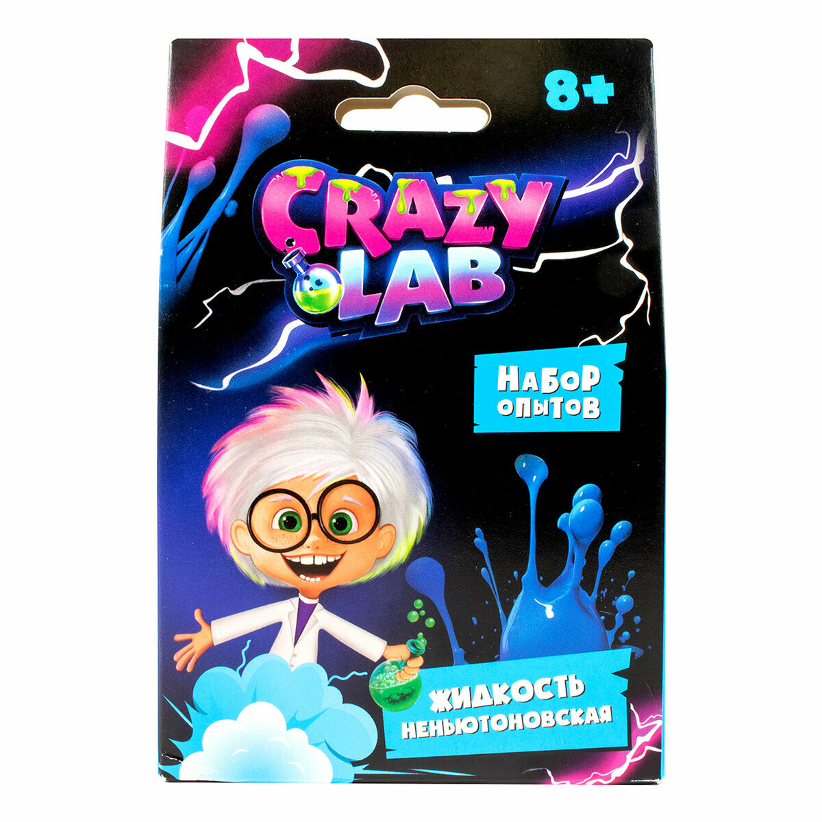 Набор для опытов Crazy Lab неньютоновская жидкость EX219T 15x12,5x20 см