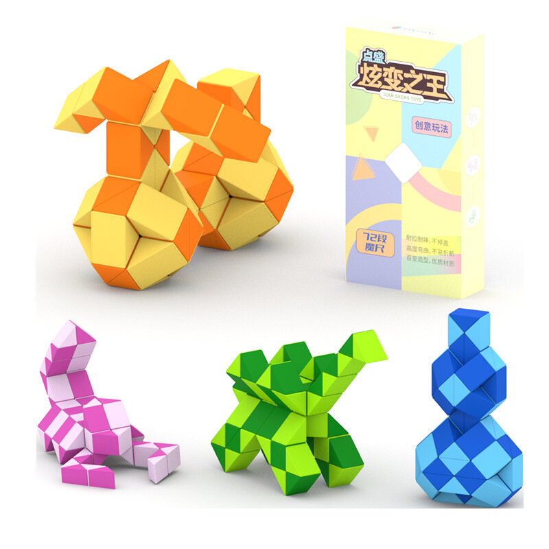 Магическая линейка Diansheng, 24, 36, 48, 60, 72 секций, разноцветная серия, в коробке, универсальная,