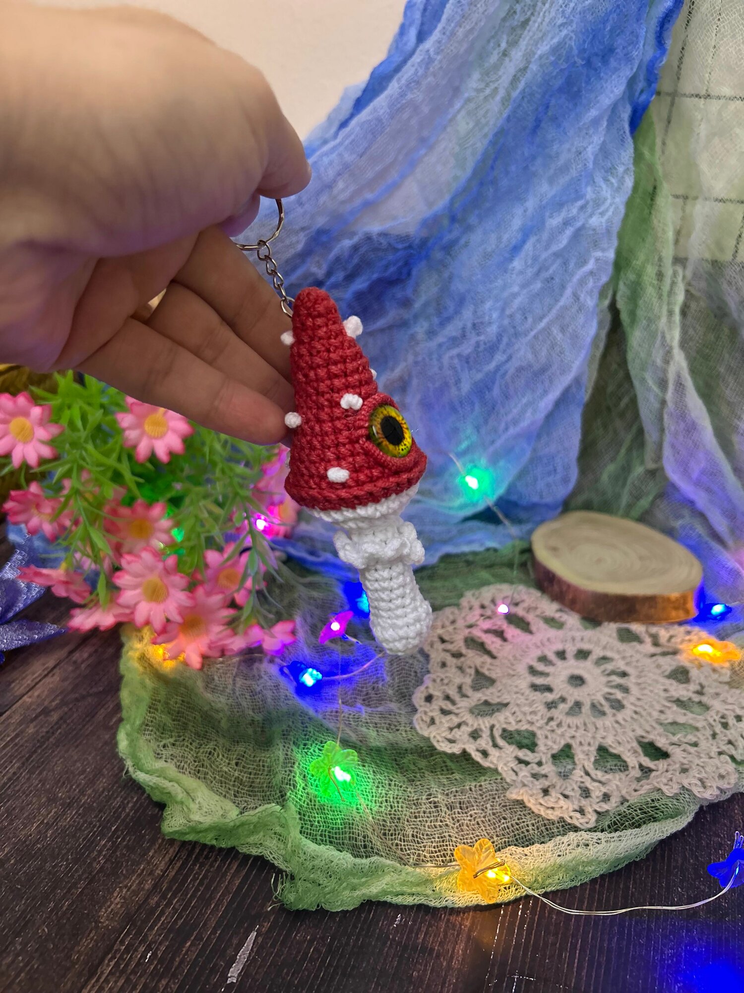 Вязаный брелок. Вязаная игрушка
