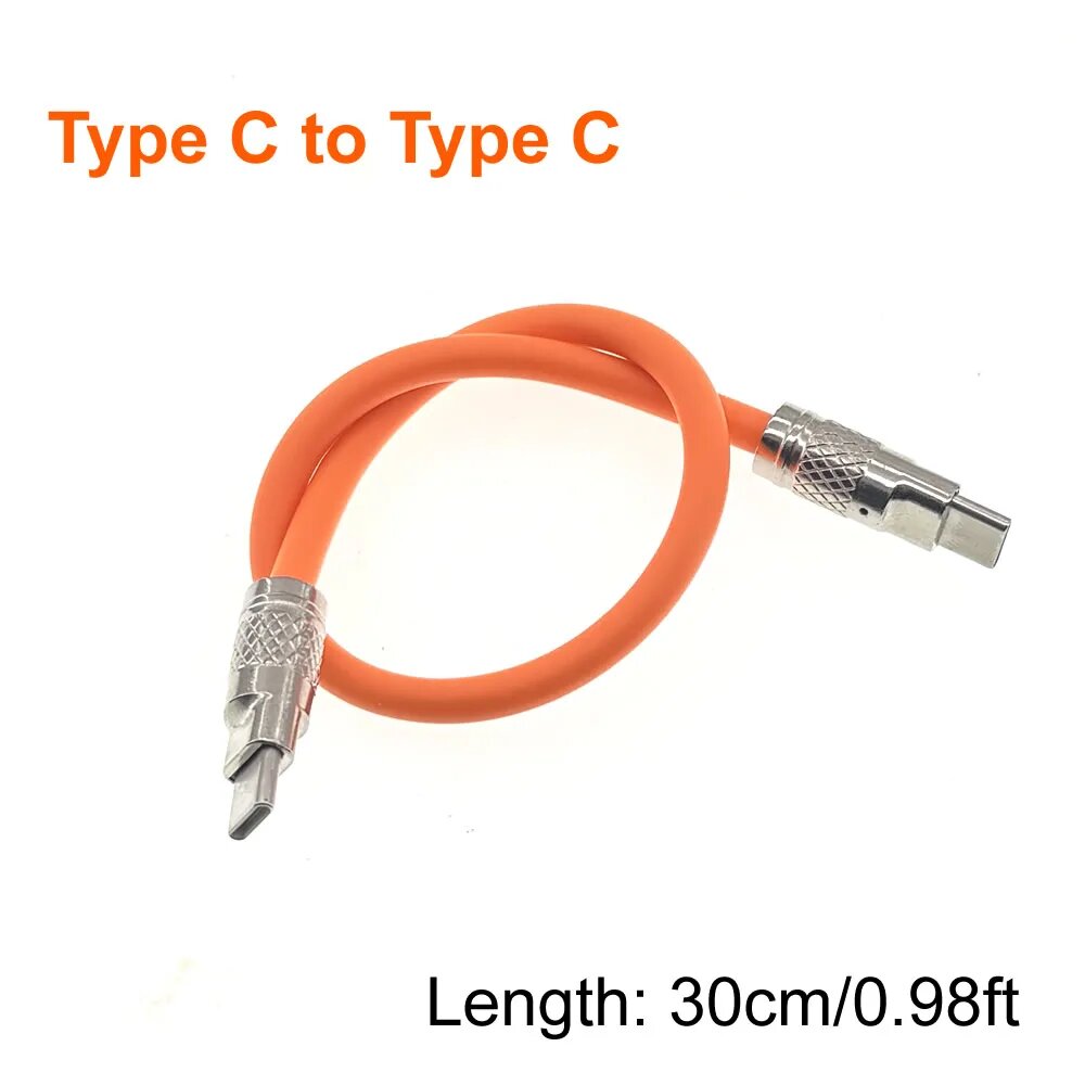 Type C to Type C кабель, 30 см