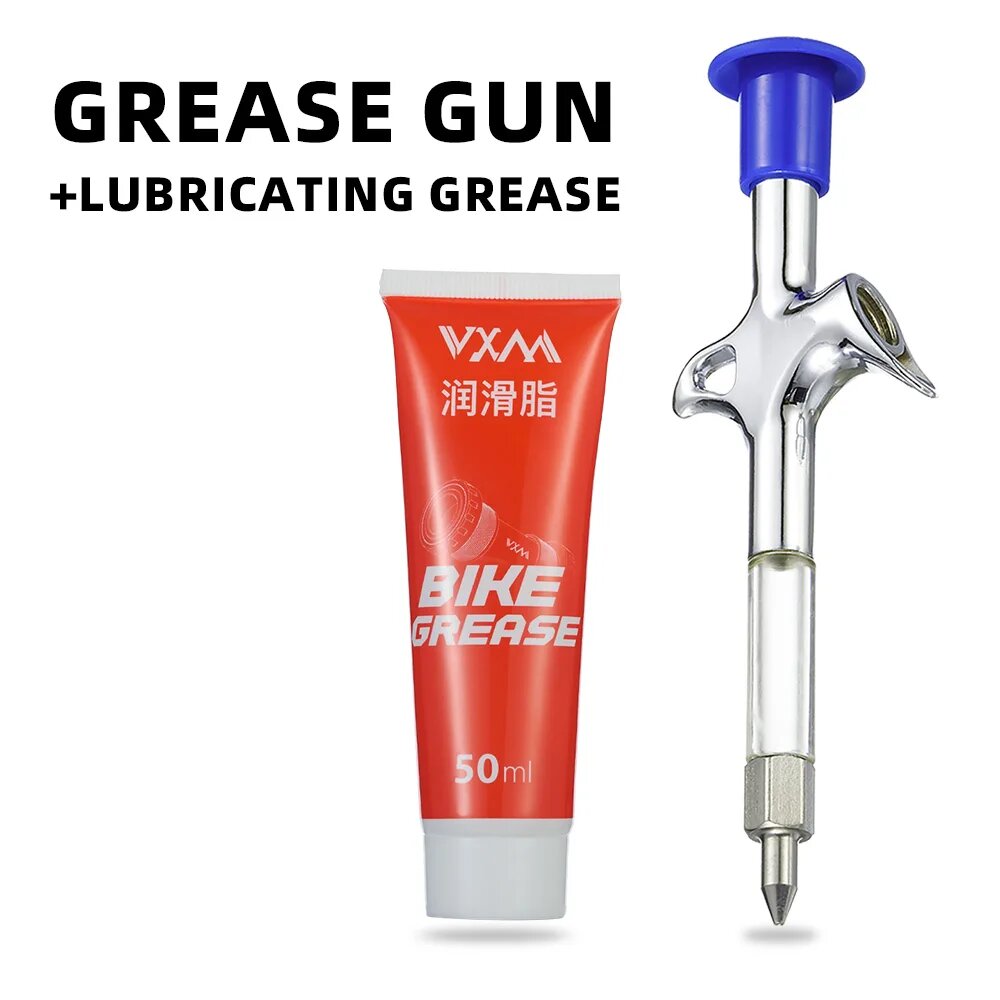 VXM Grease Gun + Bike Grease 50ml, черный