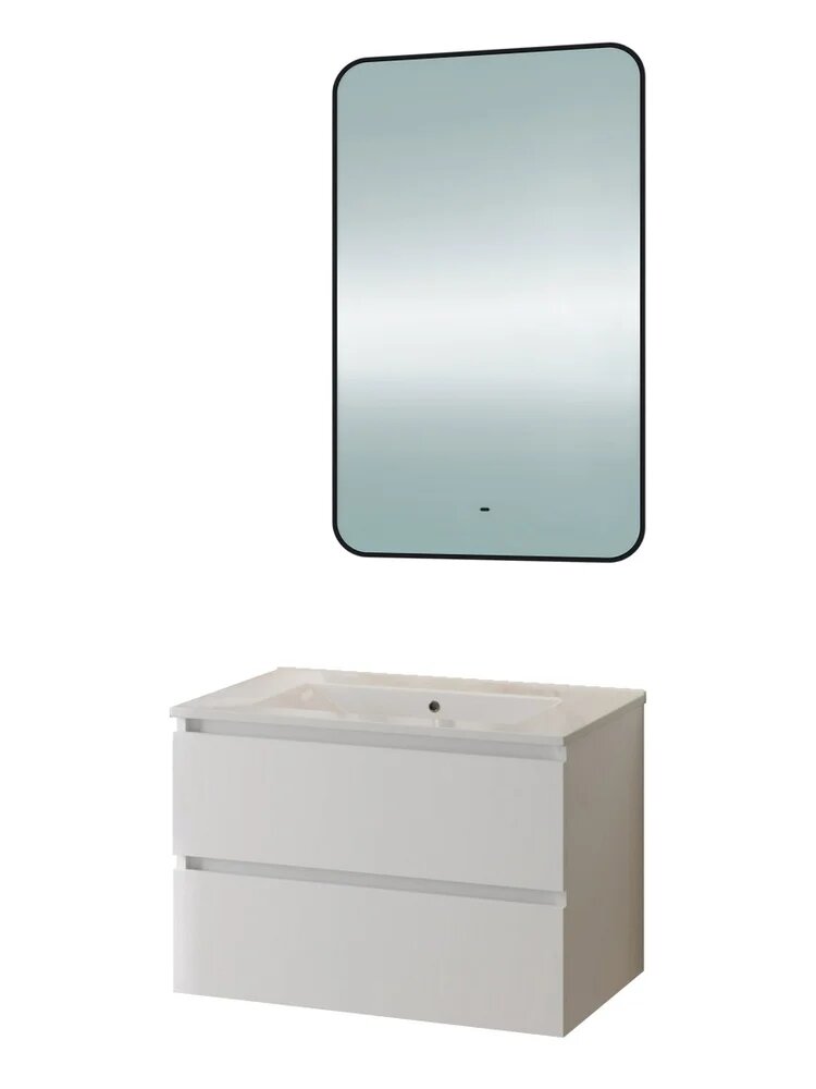 Мебель для ванной комнаты Teymi Laina 75 матовая белая