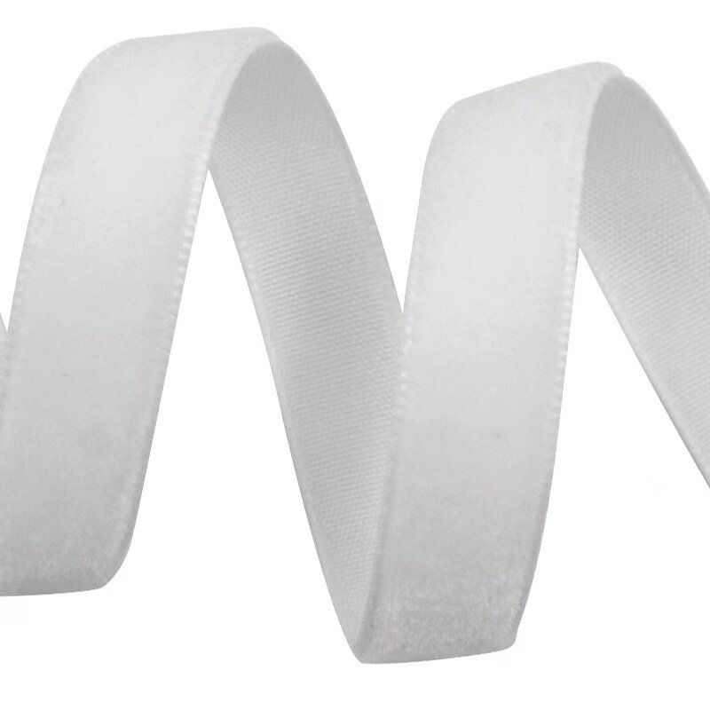 1 см рождественская бархатная лента, горячая распродажа, DIY, флокированная лента, нейлоновые бархатные аксессуары, материал для бантов