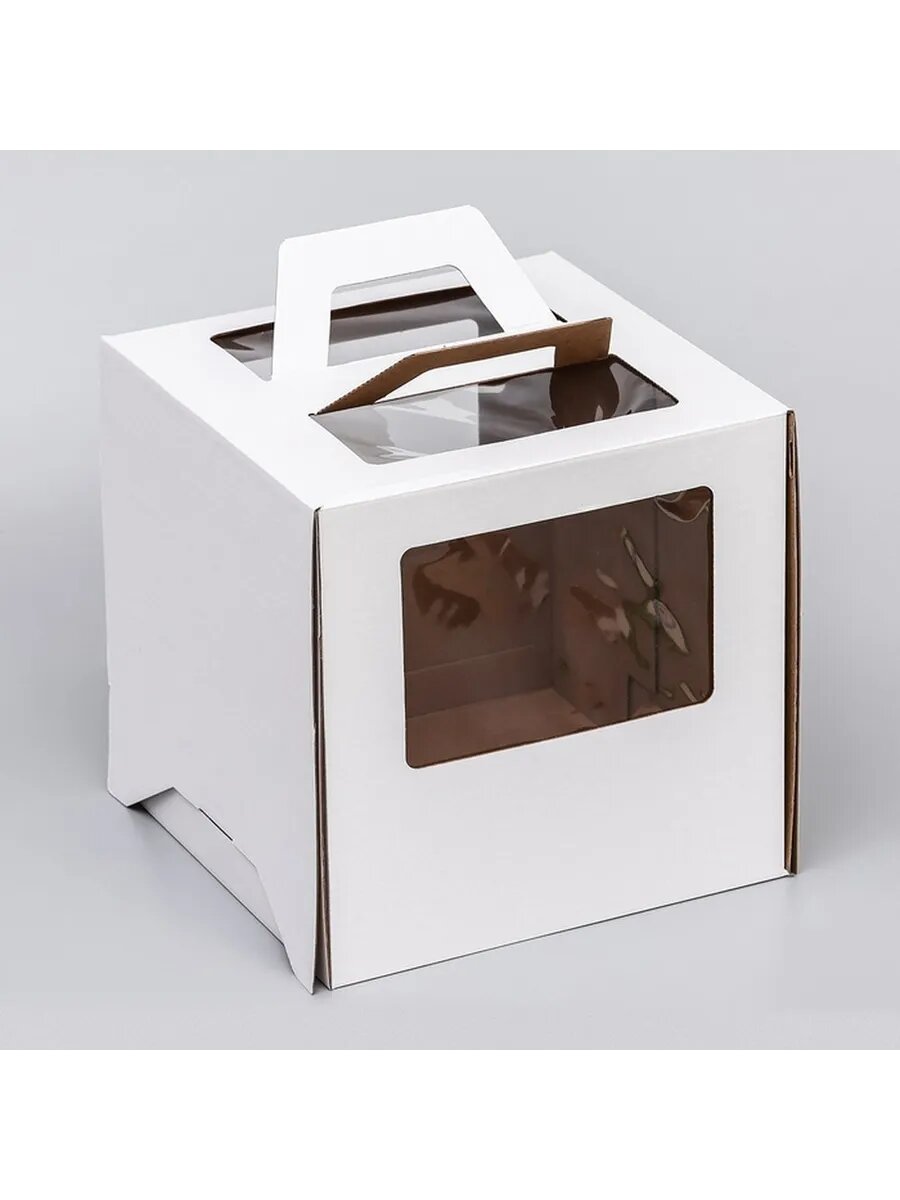 Практичная коробка для тортов и десертов