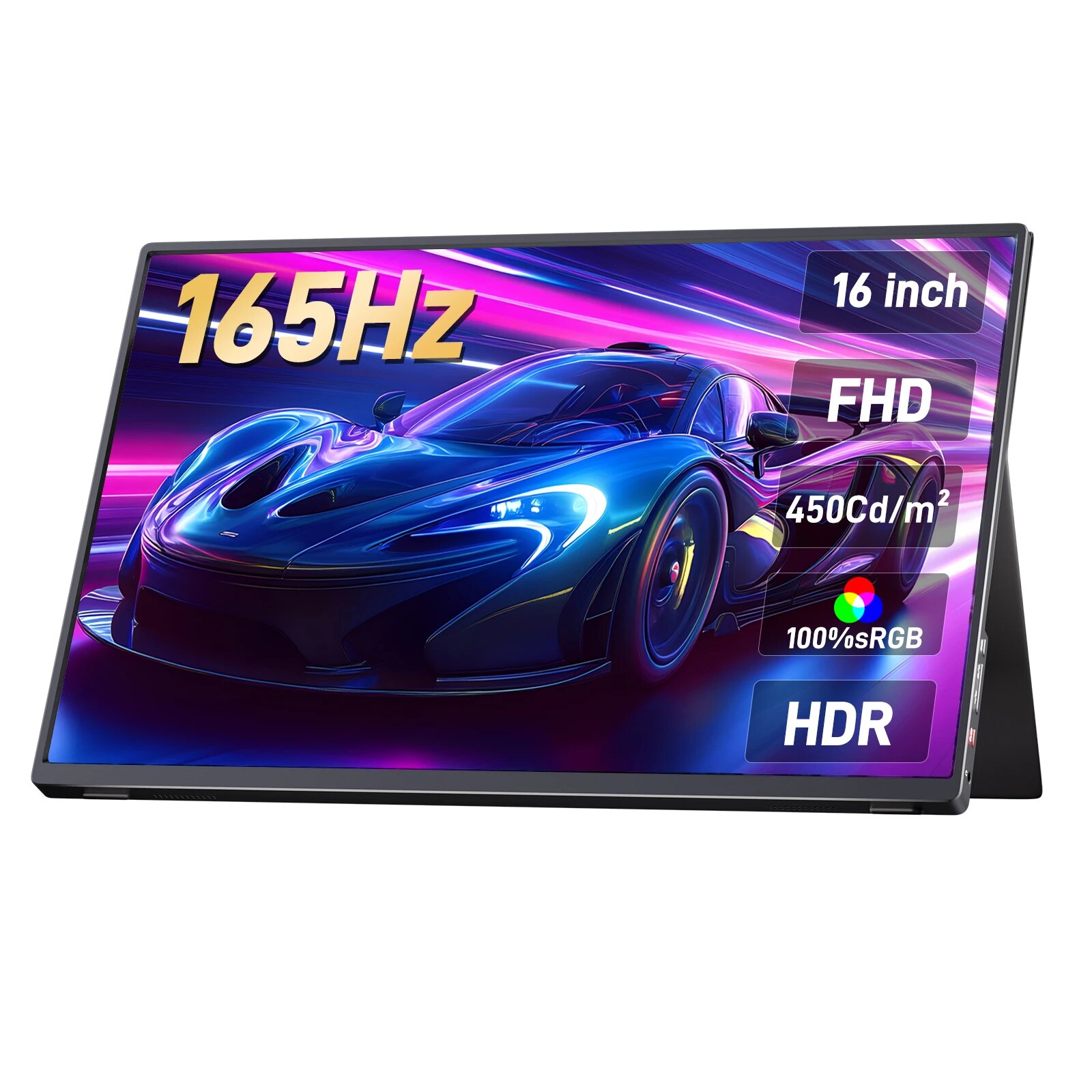 KTHIN портативный монитор 16 дюймов 165Гц Европейская вилка (EU Plug)