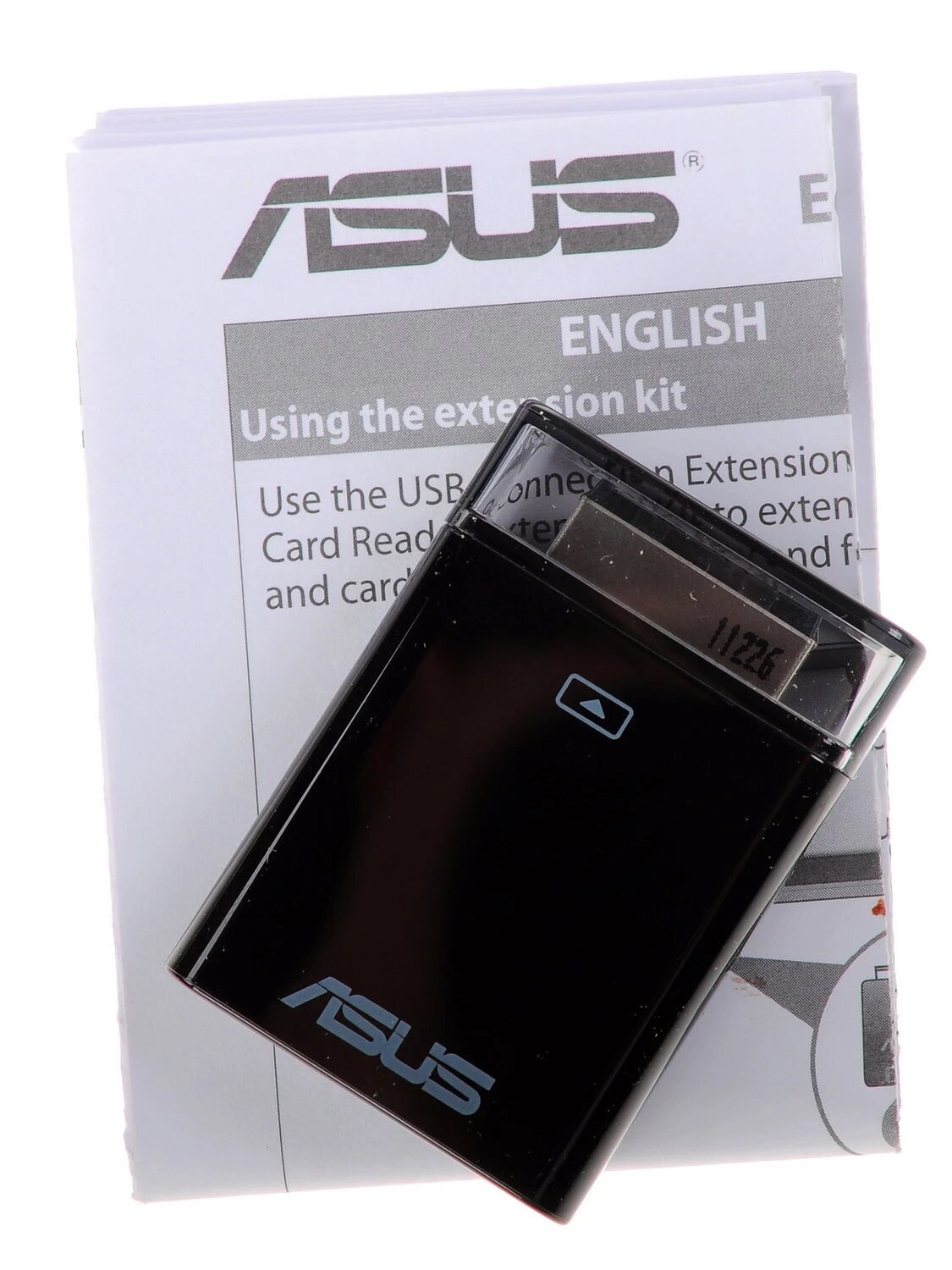 Картридер Asus 90-XB2UOKEX00030 черный, поддержка карт памяти SD, SDHC, MS, MMC