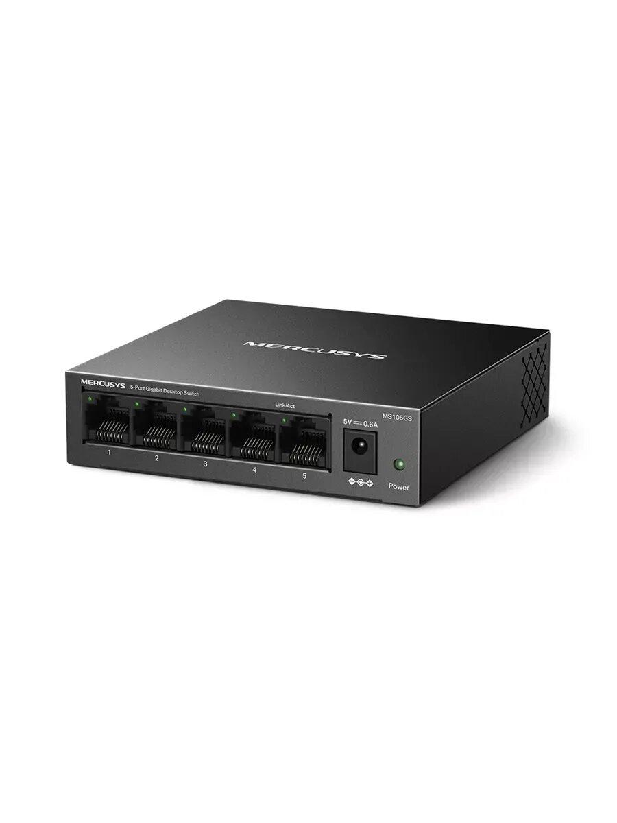 Коммутатор MS105GS Настольный с 5 гигабитными портам
