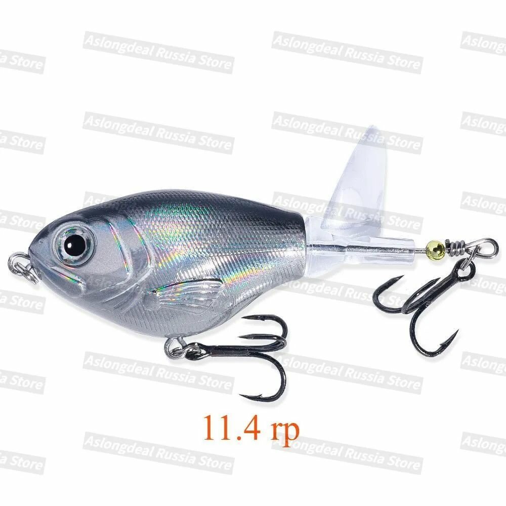 Воблер квокер (11rp 16rp) пропбейт, поппер, Whooper, Plopper с вращающимся хвостом, хлюпающий