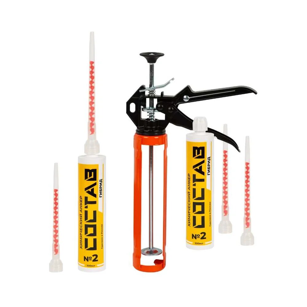 Химический клеевой анкер состав №2 Гибрид (300мл) 770300DIFF инжекционная гибридная смола, зимний режим эксплуатации