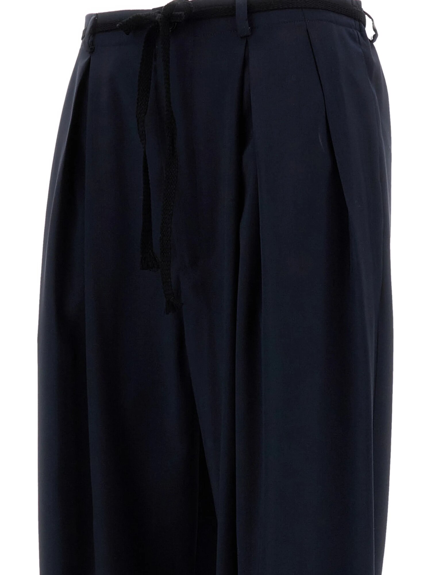 Брюки Barena Pleated wide-leg trousers, размер 42, blue — фото 1