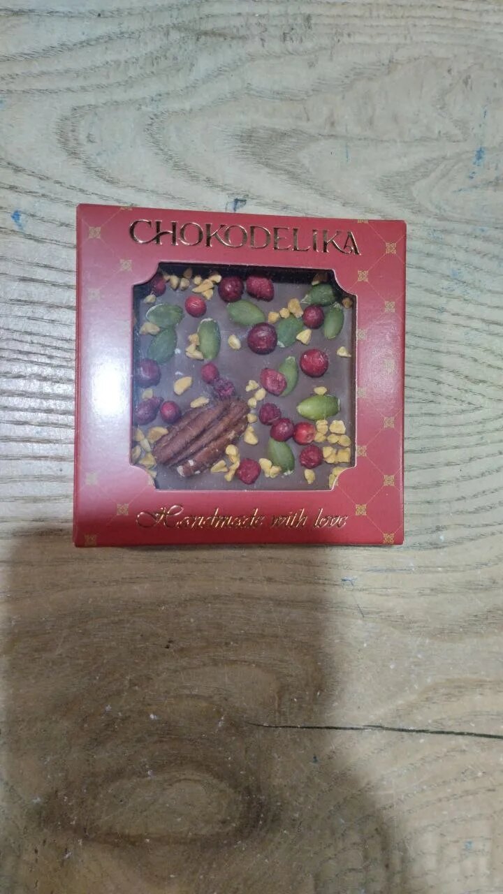 Гастрономия Chokodelika Шоколад Белый Пекан Брусника 350 г