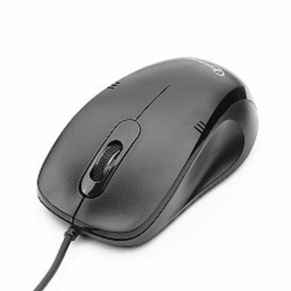 Компьютерная мышь Gembird MOP-100 черная USB, 1000DPI