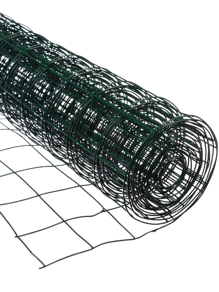 Greengo Сетка сварная с ПВХ покрытием, 5×0.5 м, ячейка 50×50 мм, d=1 мм, металл, Greengo