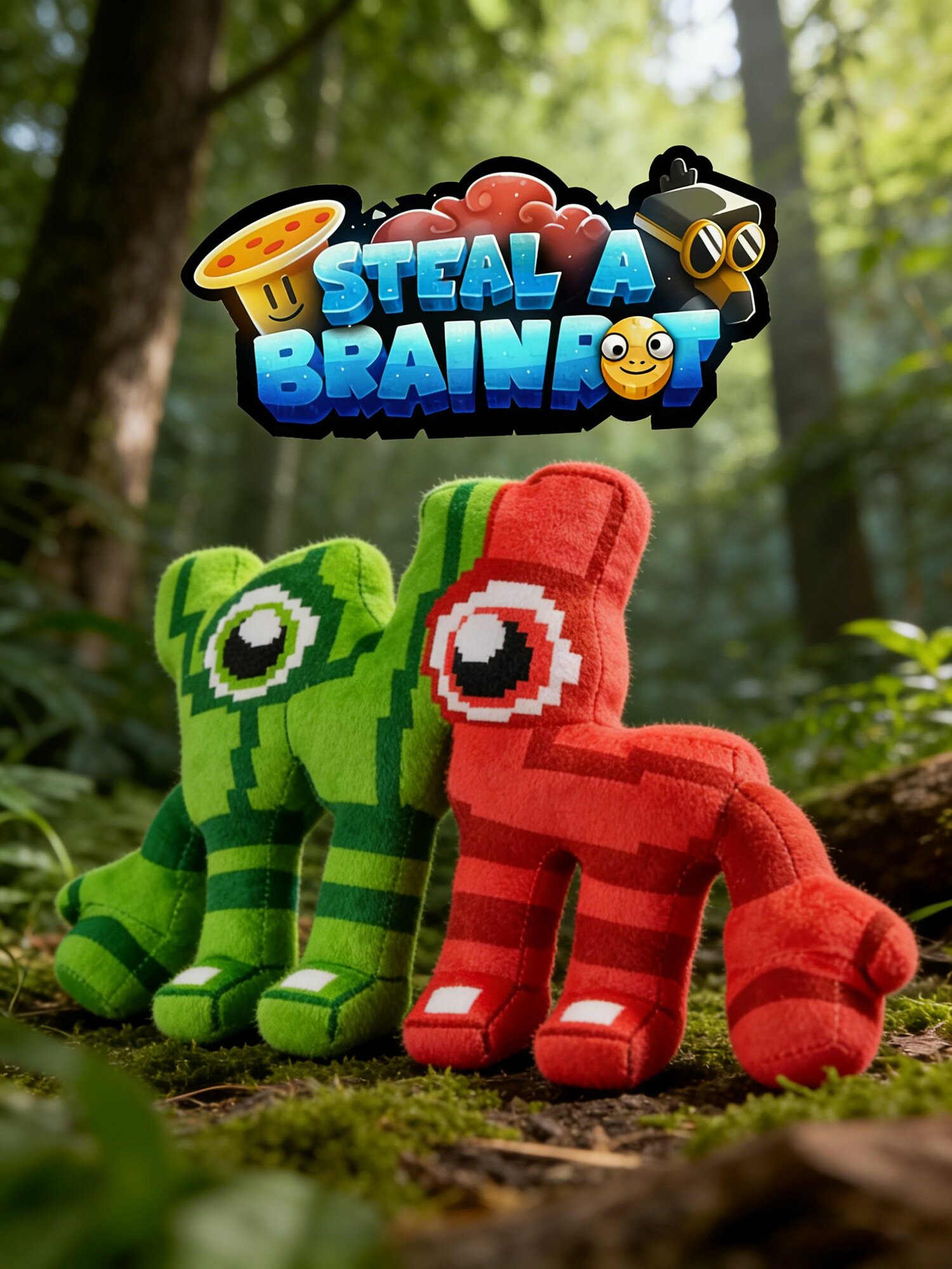 Плюшевая игрушка мем W or L, из игры Roblox Steal a Brainrot