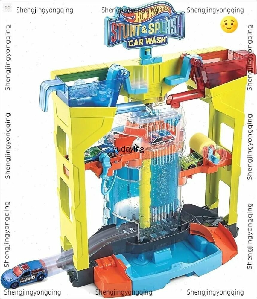 Эксклюзивный набор Hot Wheels GRW37 с авто мойкой, меняющей цвет