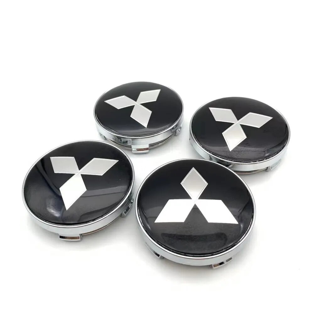 Пылезащитные колпаки для легкосплавных дисков Mitsubishi/Колпачки на диски Мицубиси 60/56/10, комплект из 4 штук диск Mitsubishi влезут.