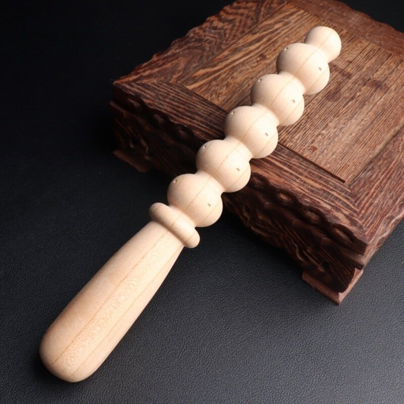 Оптовая продажа в наличии игрушка-молоток из персикового дерева, вращающаяся палочка, старинные ручные деревянные аксессуары, вращающаяся палочка