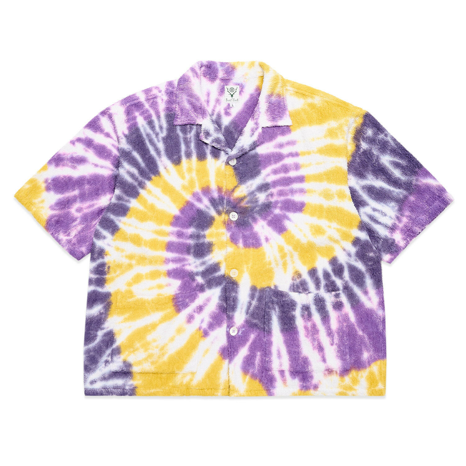 Рубашка РУБАШКА SOUTH2 WEST8 CABANA SHIRT - COTTON PILE TIE DYE