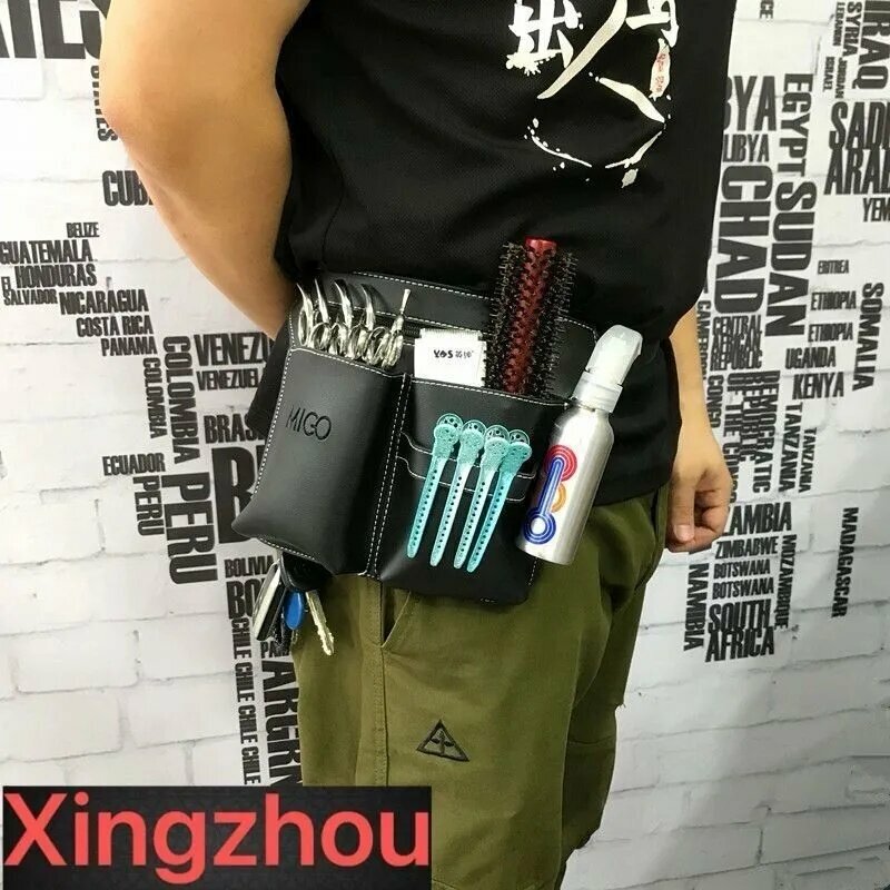 Сумка поясная для барбера/Кобура для парикмахерских инструментов