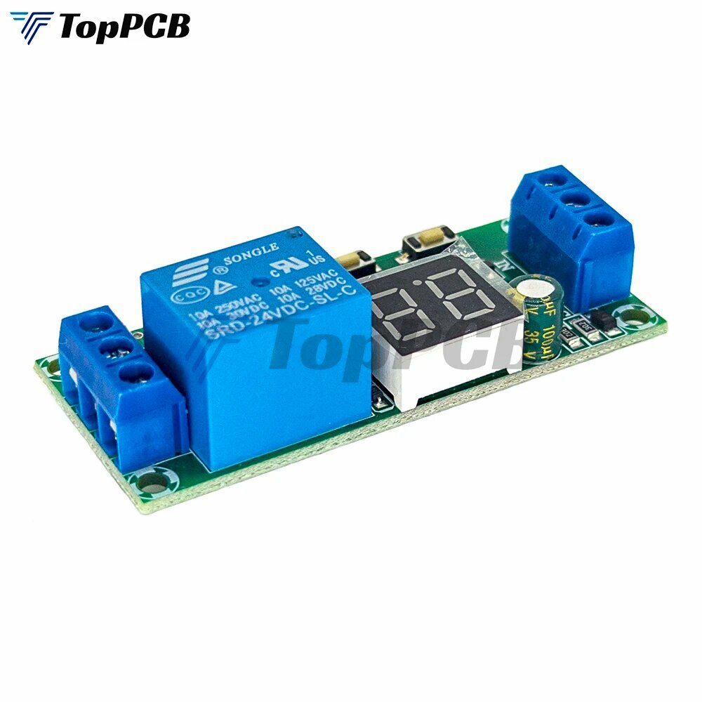Многофункциональный модуль реле времени 5В/12В/24В 12V
