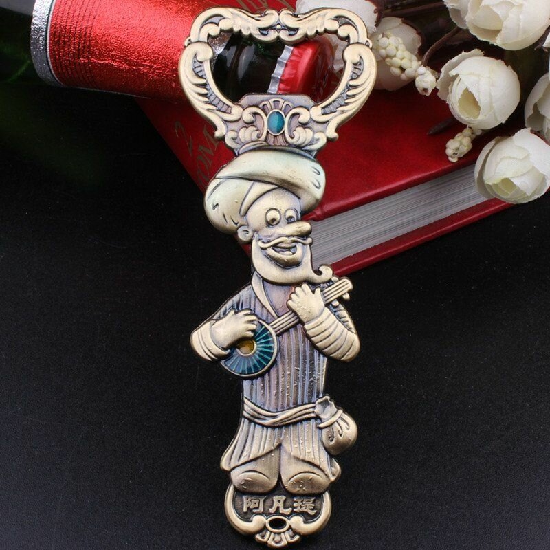 Русский европейский ретро жестяной креативный открывашка для бутылок Afanti, двусторонний открывашка для вина, открывашка для пивных бутылок, брелок