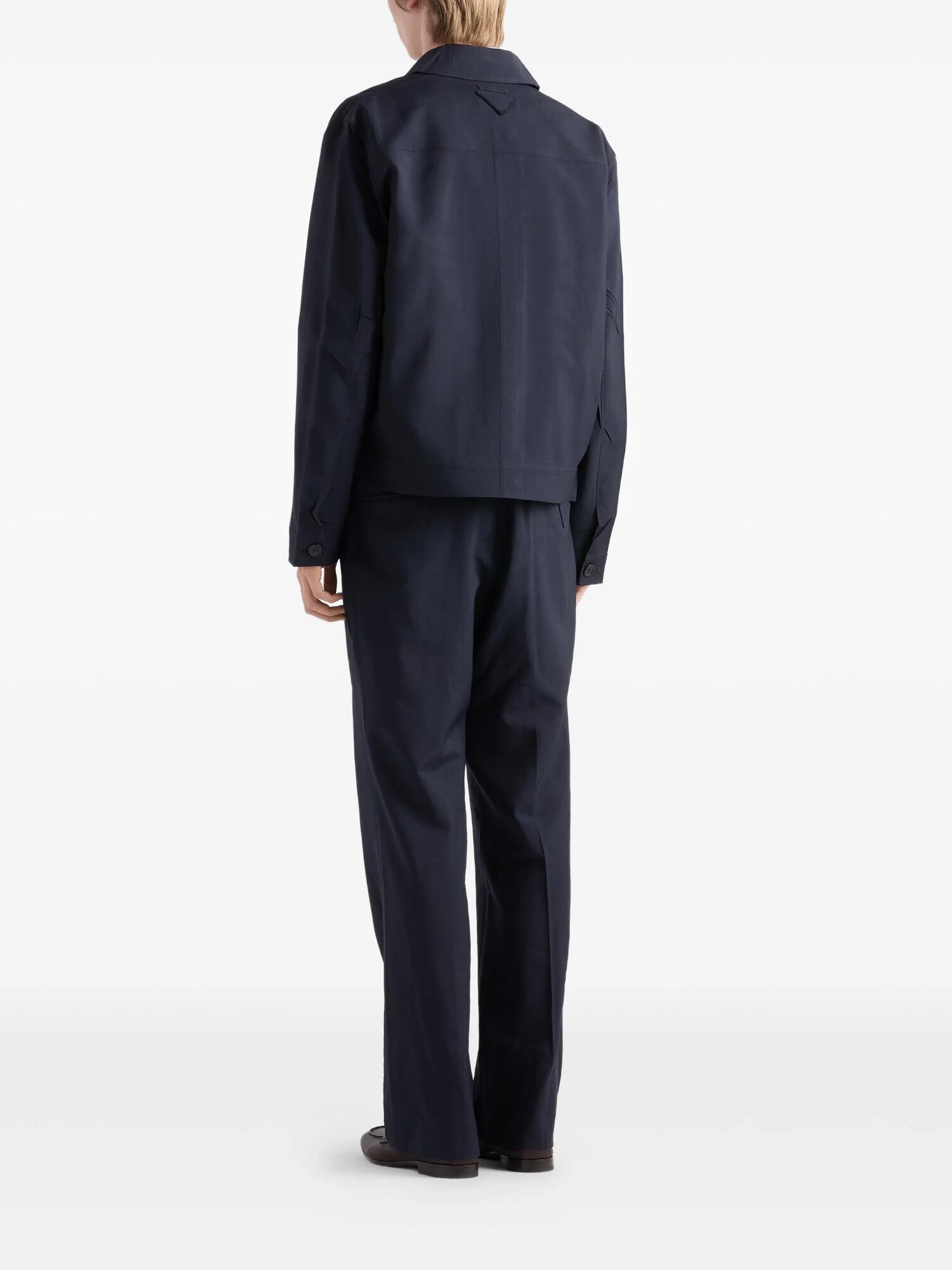 Куртка Prada Buttoned jacket, размер 46, синий — фото 1