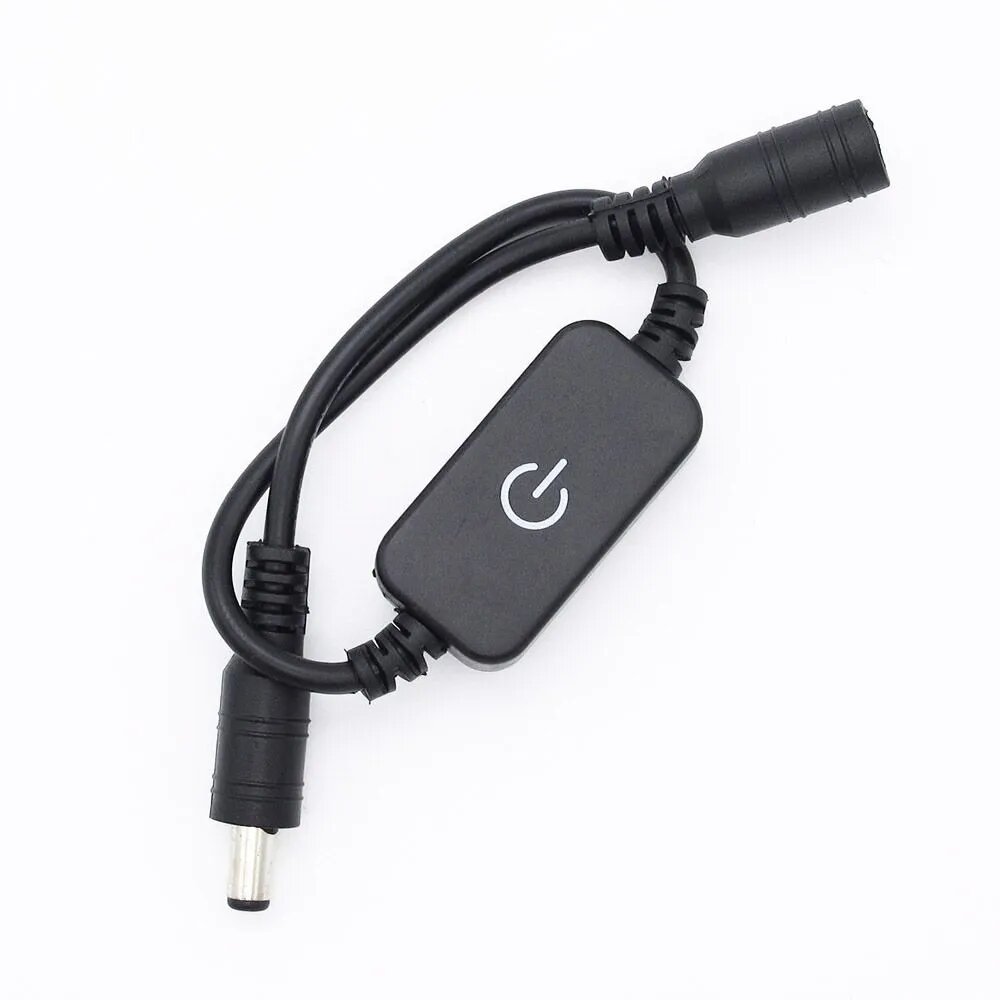 Диммер с переключатель для одиночный цвет светодиодных лент свет 12В / 24В 4А Регулятор яркости (Сенсорный выключатель) 1 шт