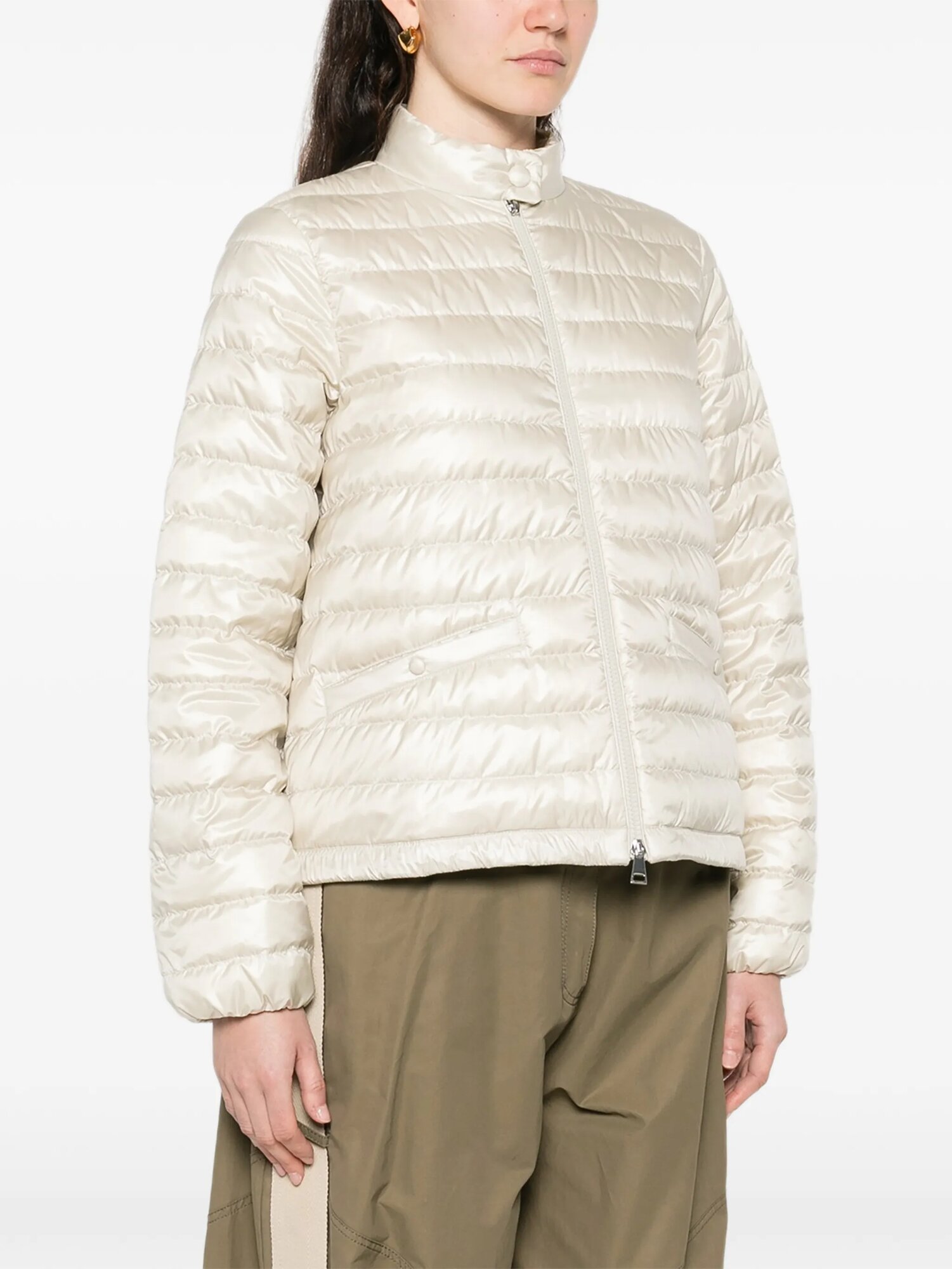 Куртка Moncler Azalee, размер 46, white — фото 1