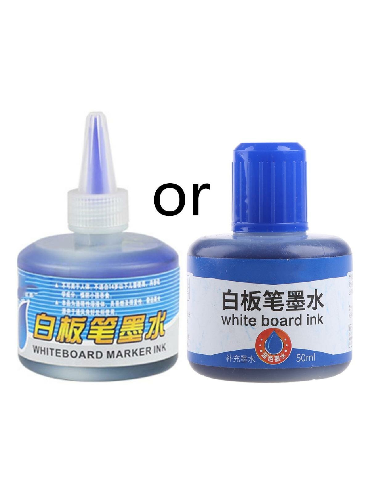 1 Бутылка 50 мл Заправочных Чернил для Заправки Чернил Маркером для Белой Доски Черный, Красный, Синий