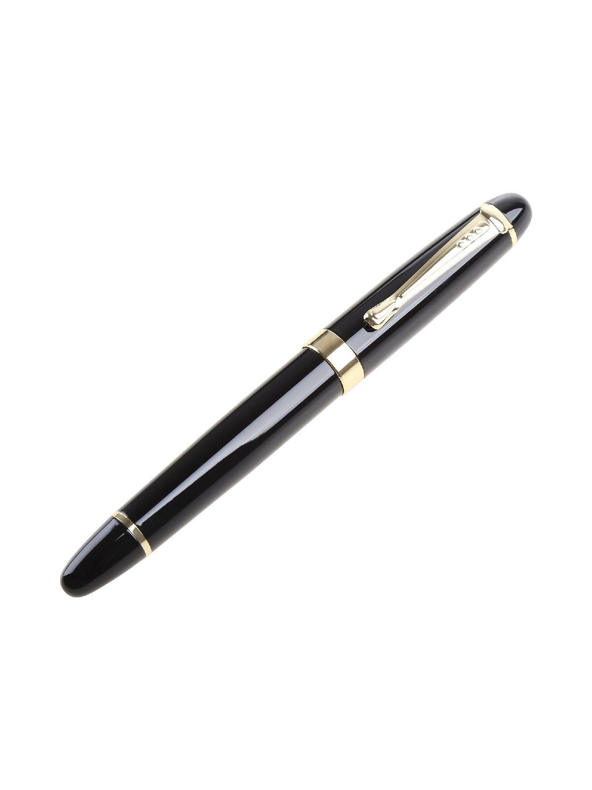 Перьевая Ручка Jinhao X450 С Черным Средним Наконечником И Золотой Отделкой Хороший Подарок
