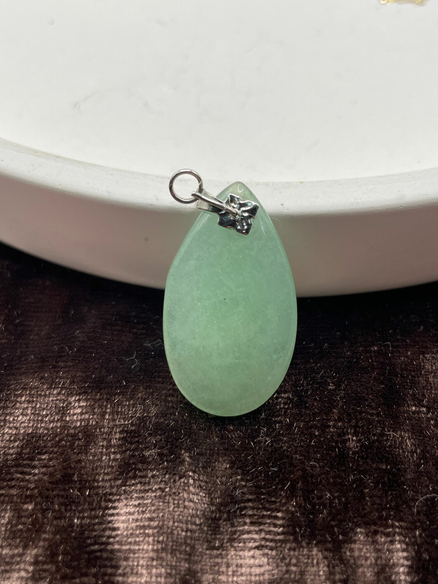 Винтажный кулон подвеска, авантюрин