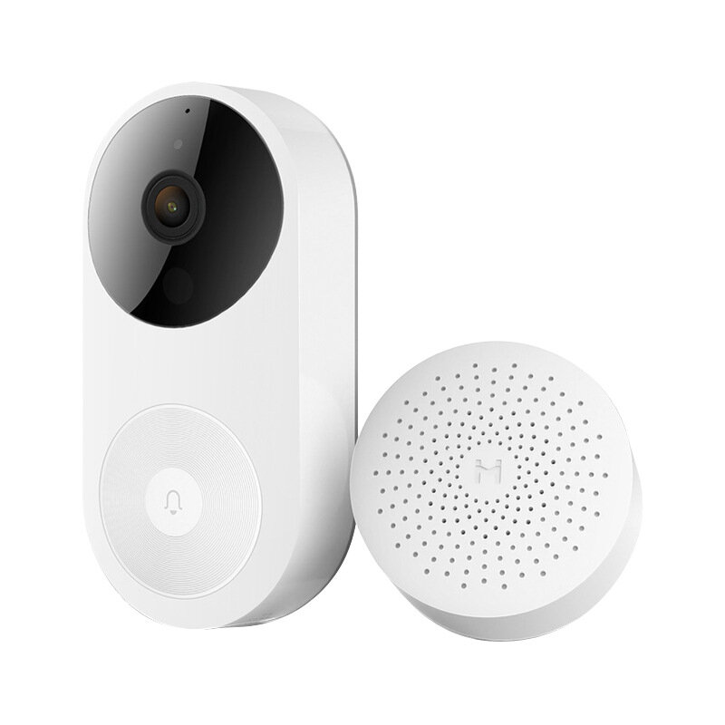 Визуальный дверной звонок Xiaobai D1, умный электронный глазок, беспроводной мониторинг для дома, совместимый с приложением Mijia от Xiaomi IoT