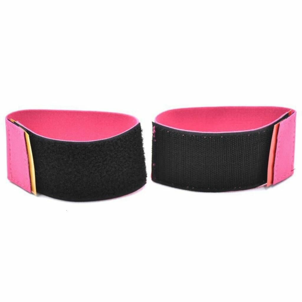 Набор регулируемых лент для чирлидинга и гимнастики, розово-красный