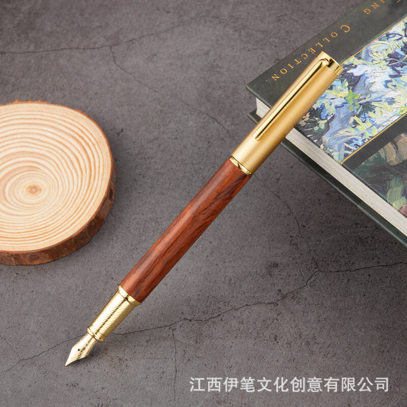Производитель оптовых металлических латунных ручек из массива дерева, рекламные подарки для бизнеса, чернильные ручки с деревянной подписью, ручки с индивидуальным логотипом