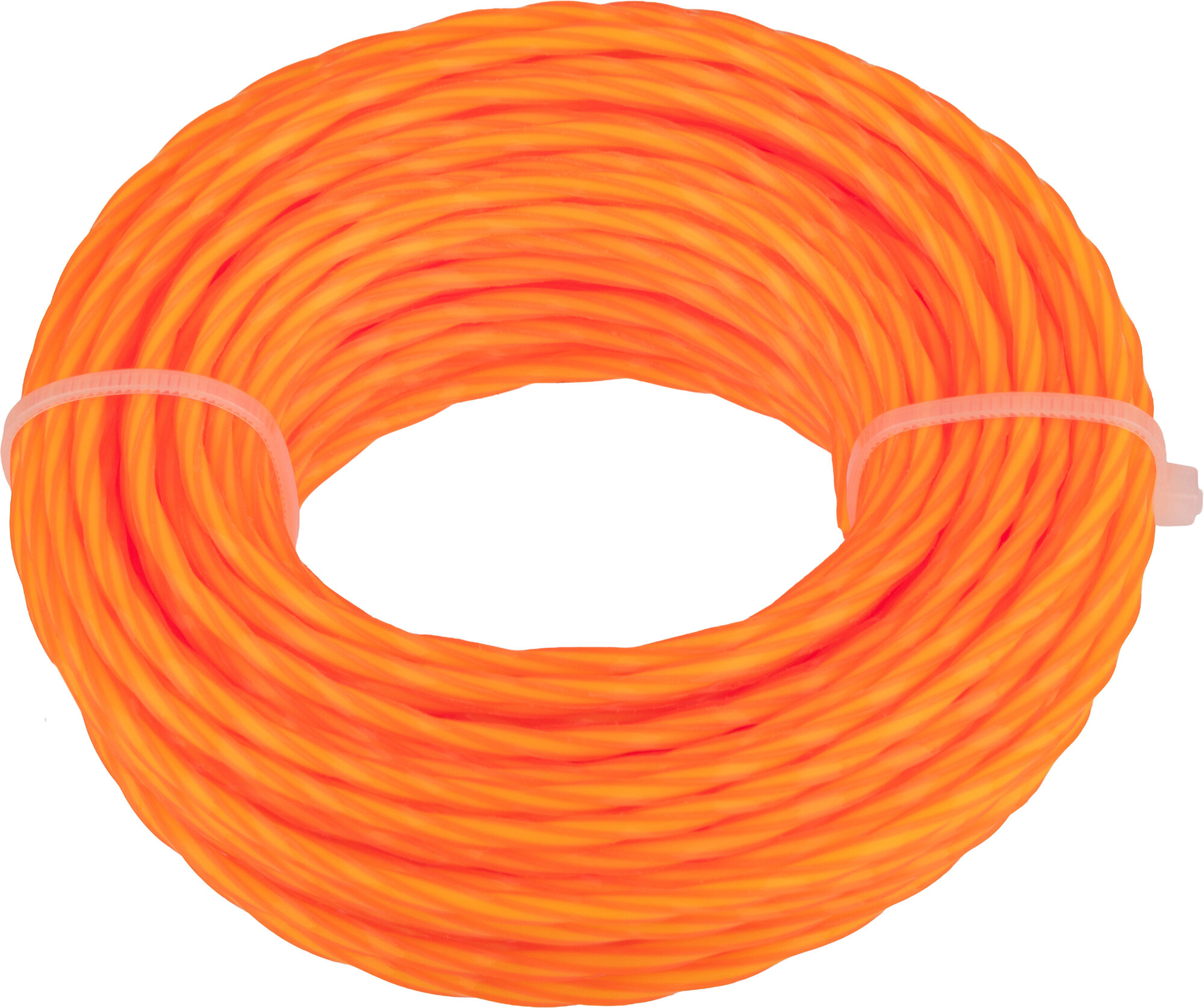 Леска для триммеров 3,0 мм*15м "Торнадо" двухкомпонентная (Квадрат перекрученный)