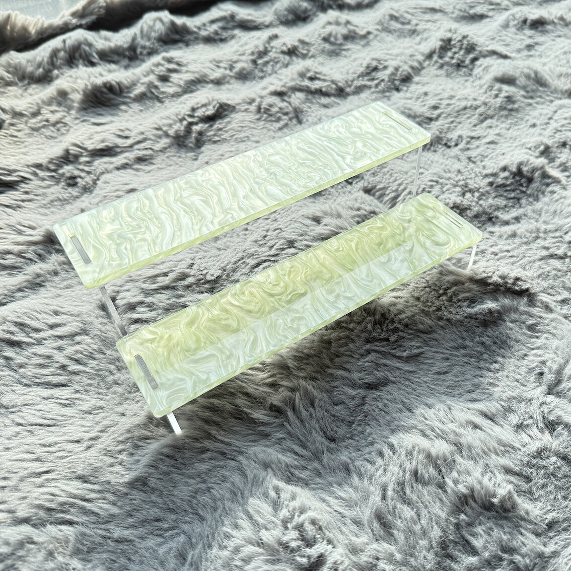 Стойка для хранения фигурок Mica Water Ripple, стенд для аниме, акриловая коробка для хранения аниме-орнаментов
