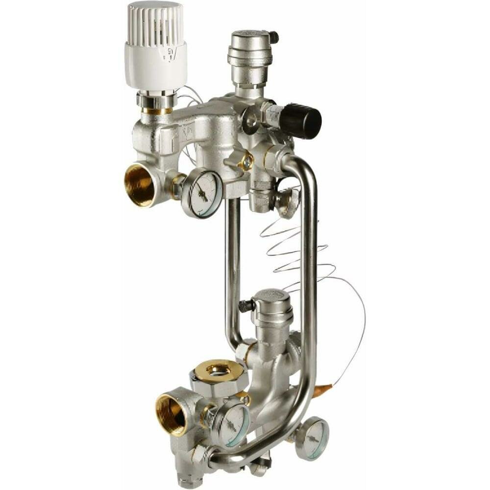 Насосно-смесительный узел с термоголовкой (без насоса) Valtec VT. COMBI.0.180