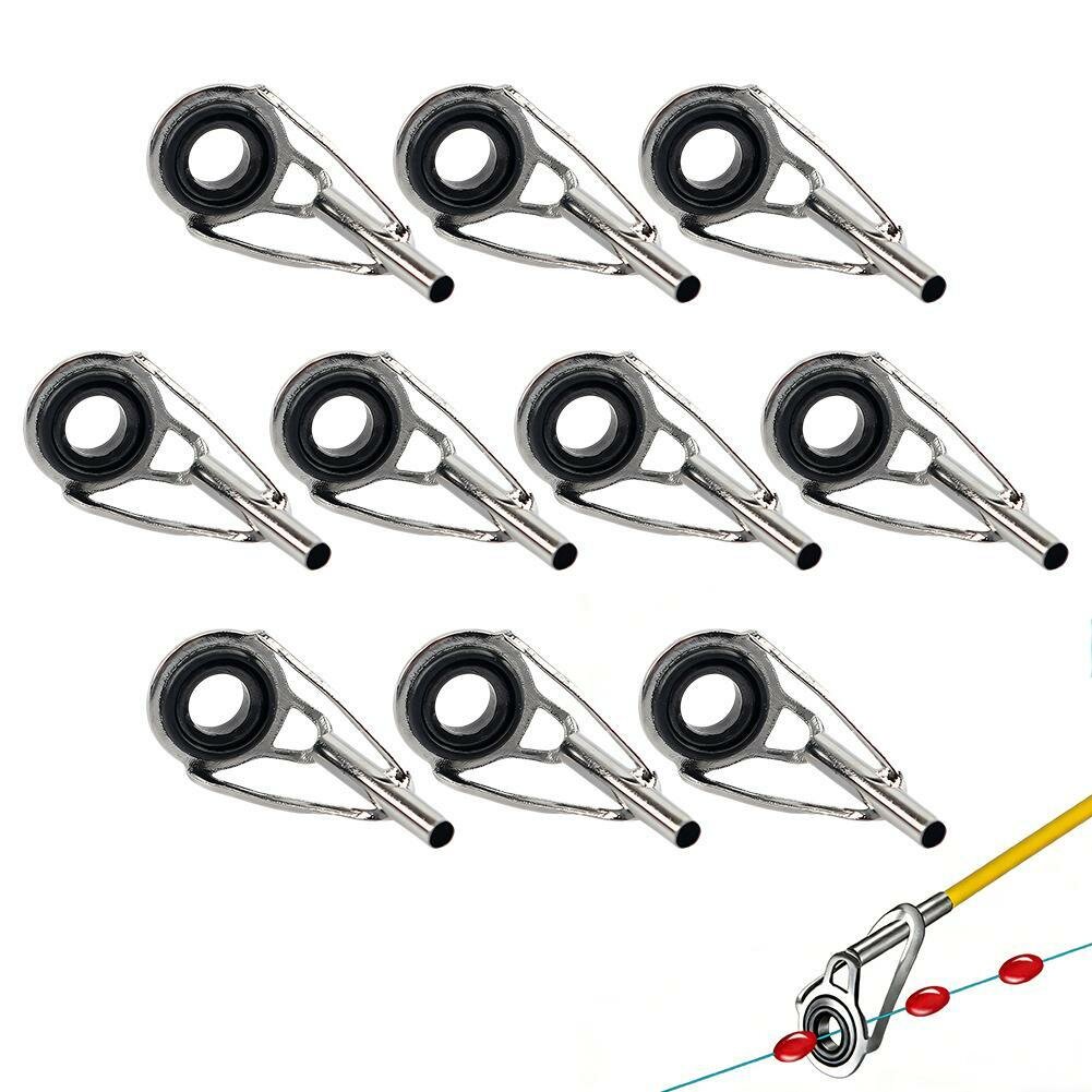 Тюльпан для спиннинга, кончик на спиннинг,10шт. стопора рыболовные, кольца для удочки