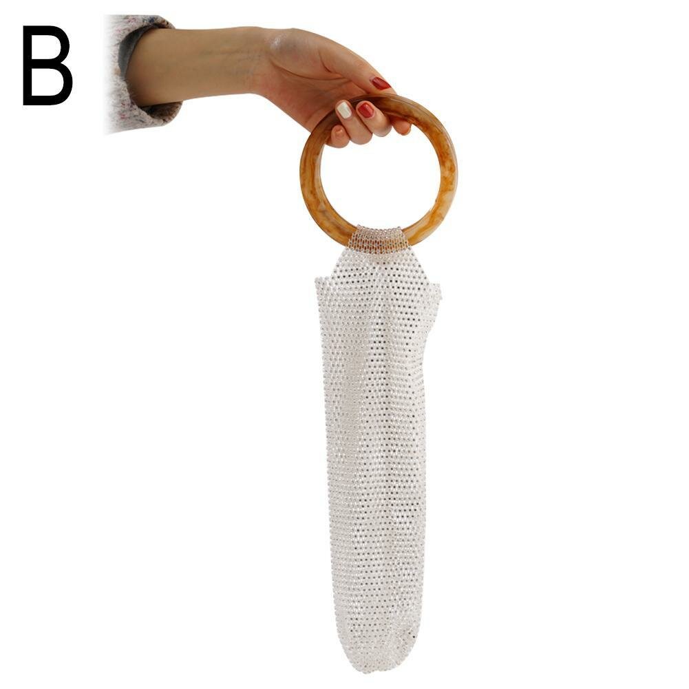 Сумка для вина с блестящими бриллиантами и стразами, эластичная сетка, прочная ручка, свадебные подарки