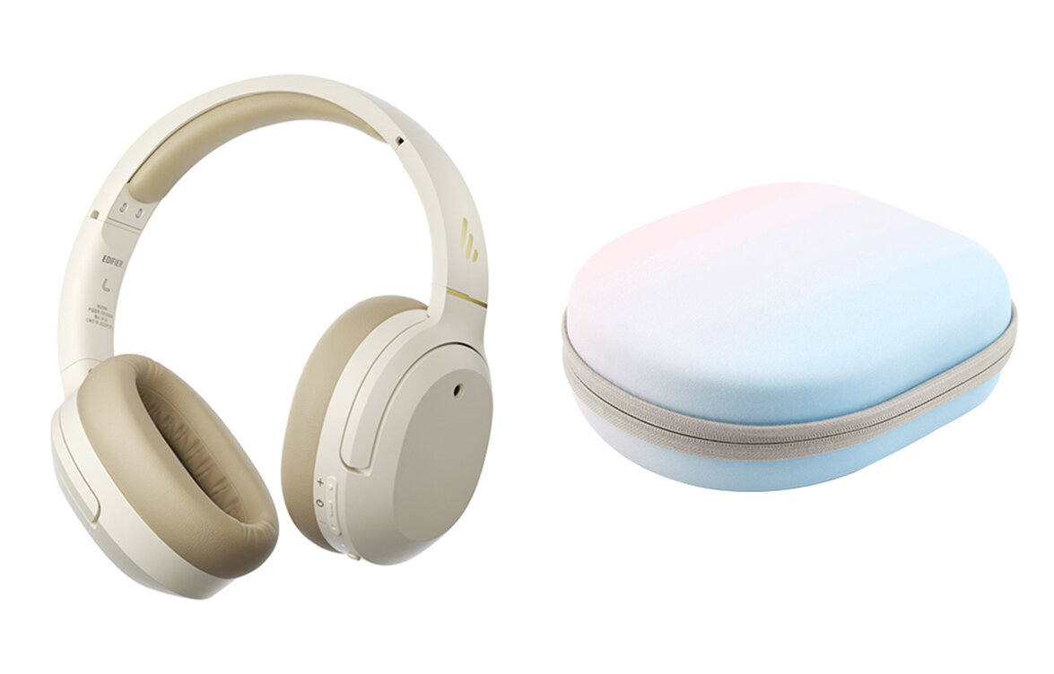 Беспроводные накладные наушники унисекс Edifier W820NB Classic Version/Dual Gold Label Edition