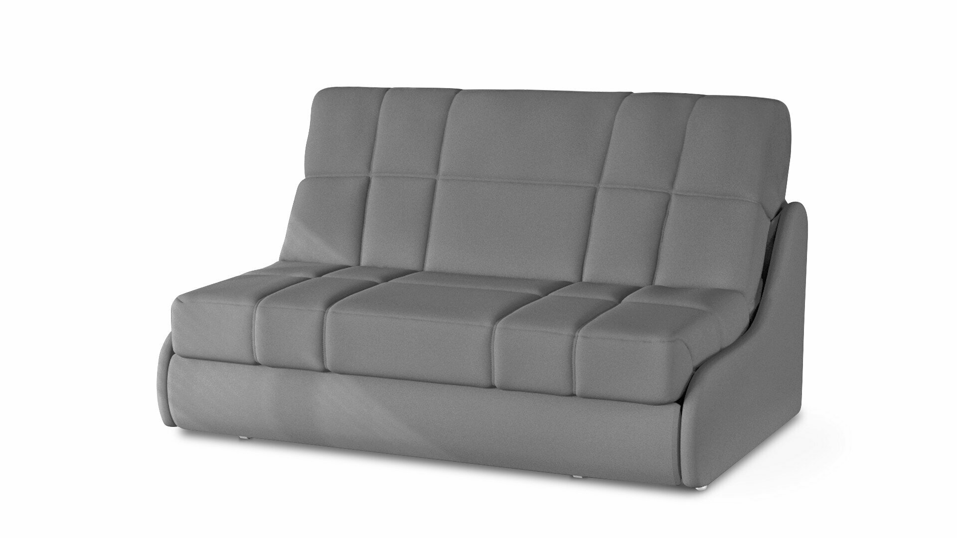 Диван Истван Лайт Velutto 52 NEW 151x105x88 см, серый Велютто, аккордеон GOODFORM