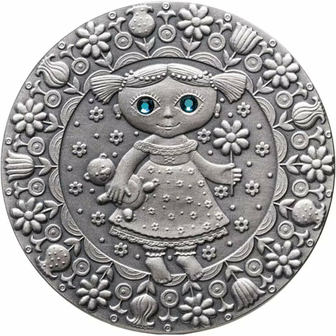 Беларусь 20 рублей 2009 "Знак зодиака - Дева", Серебро 925, в сохранности UNC