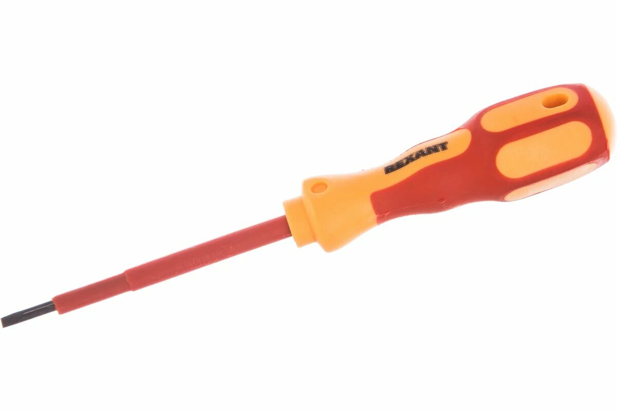 Набор Отвертка Rexant шлицевая "Электрика" SL3 х 75 мм {12-4711} (2 шт)