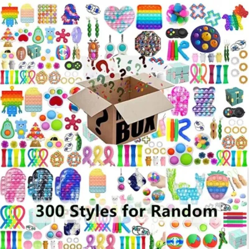 Антистресс-игрушки ПВХ, 10шт, цвет: Radom