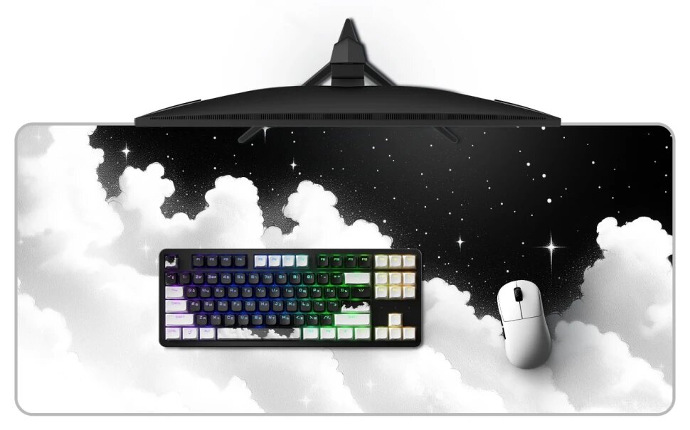 Коврик ARDOR GAMING Dreamy (XL), 900 x 400 x 4, speed, черный