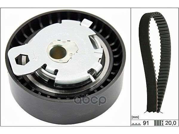 Комплект ГРМ Ford 1.8TDI Z=91 03/01> Ina арт. 530014210