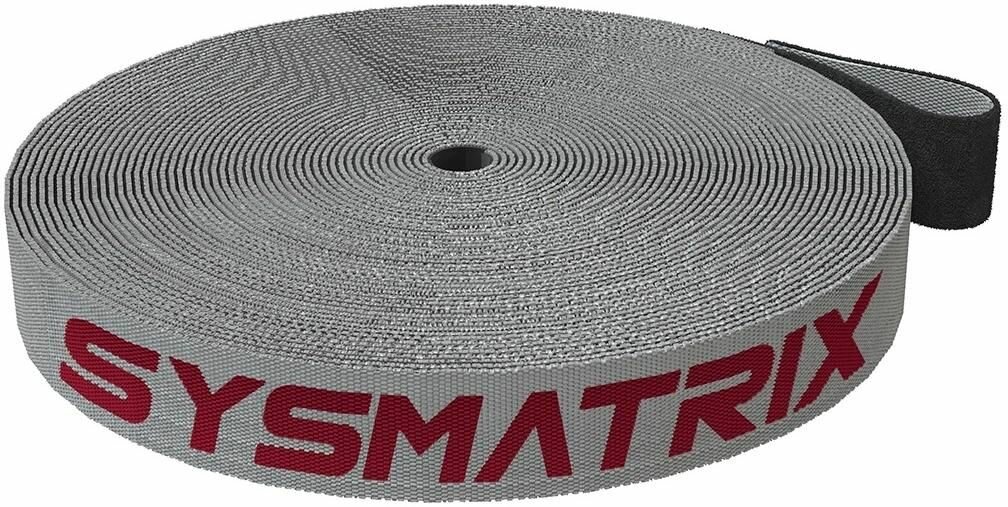 Хомут-липучка SYSMATRIX длина 5000 мм, ширина 9 мм, черный (ROL 059BK)