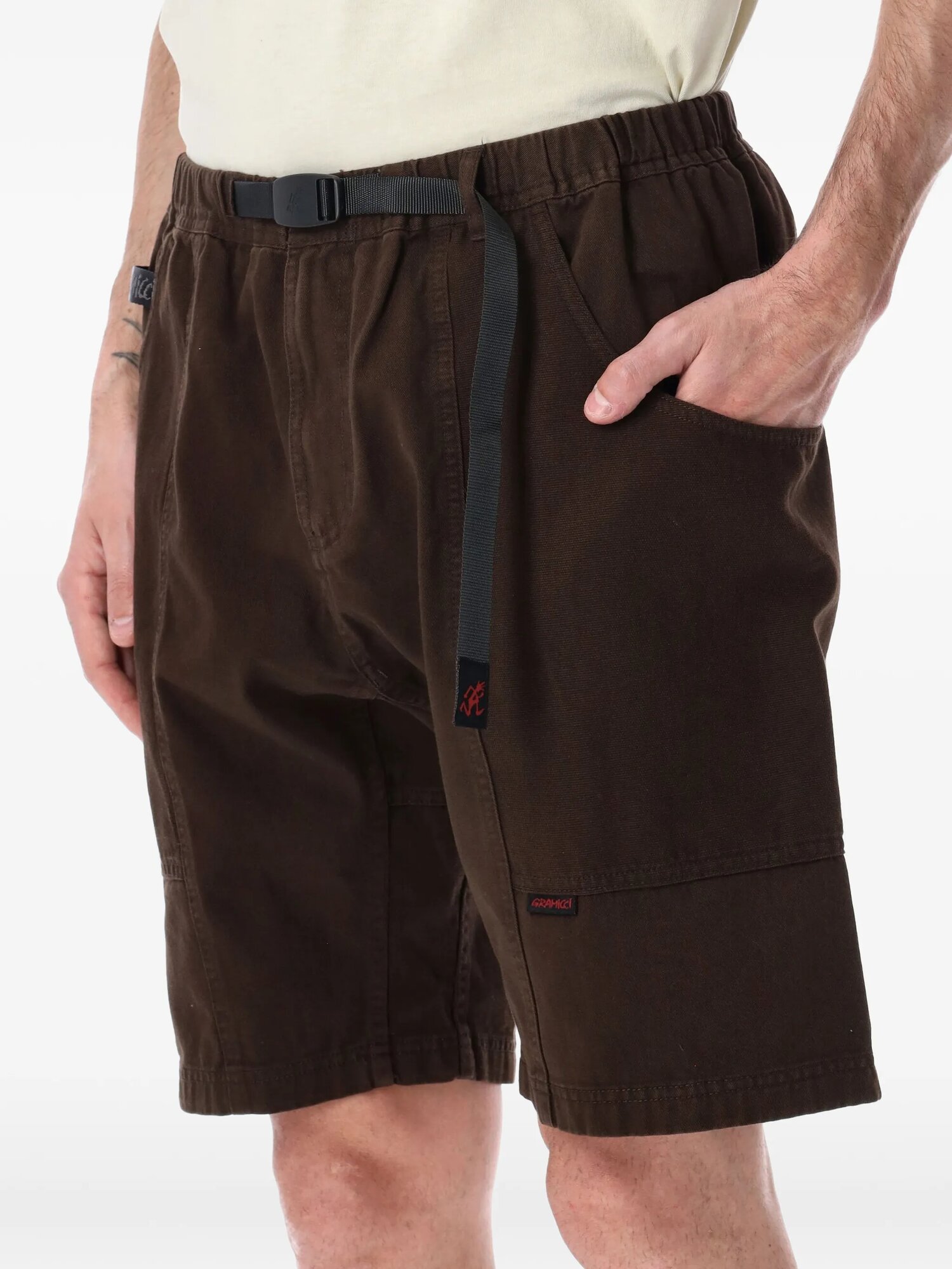 Шорты Gramicci Belted shorts, размер XL, brown — фото 1