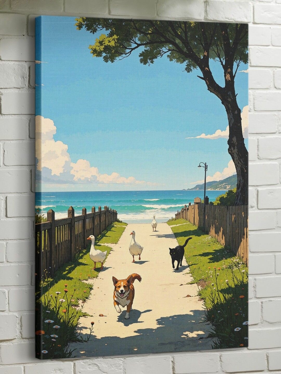 "Дорога к Лету" - картина на холсте, 60x40 см.